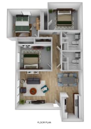 Floor Plans of Villa Bella in Euless, TX